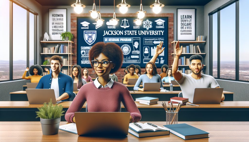 Explore JACKSON STATE UNIVERSITY Degree PROGRAMS ONLINE!